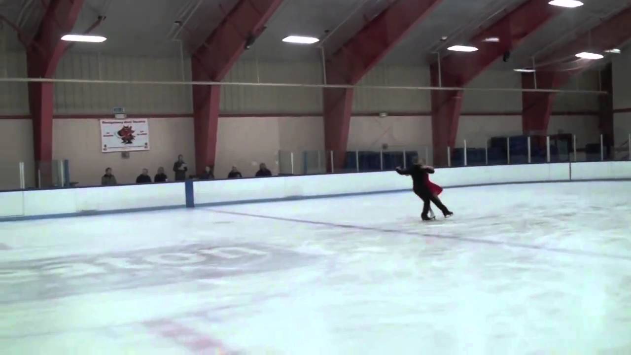 Pre-Silver Ice Dance Test European Waltz - YouTube