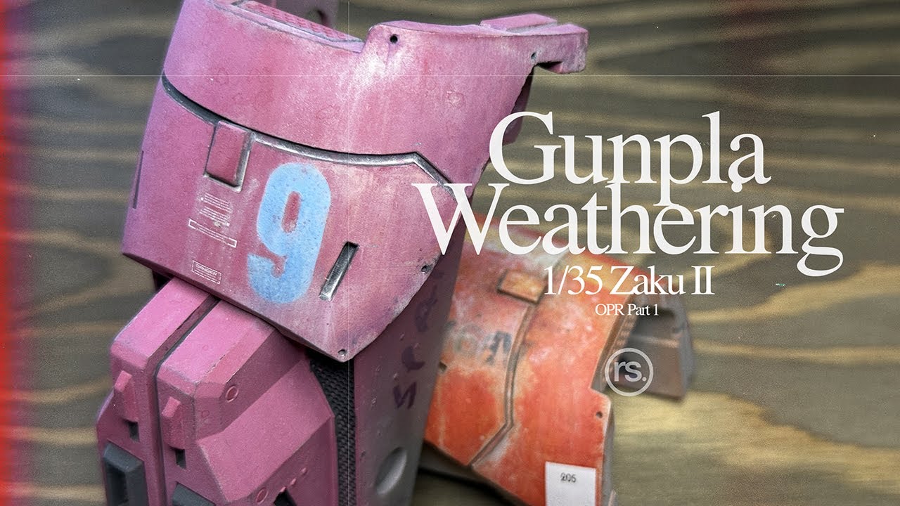 Gunpla Weathering with OPR Pt1 - YouTube