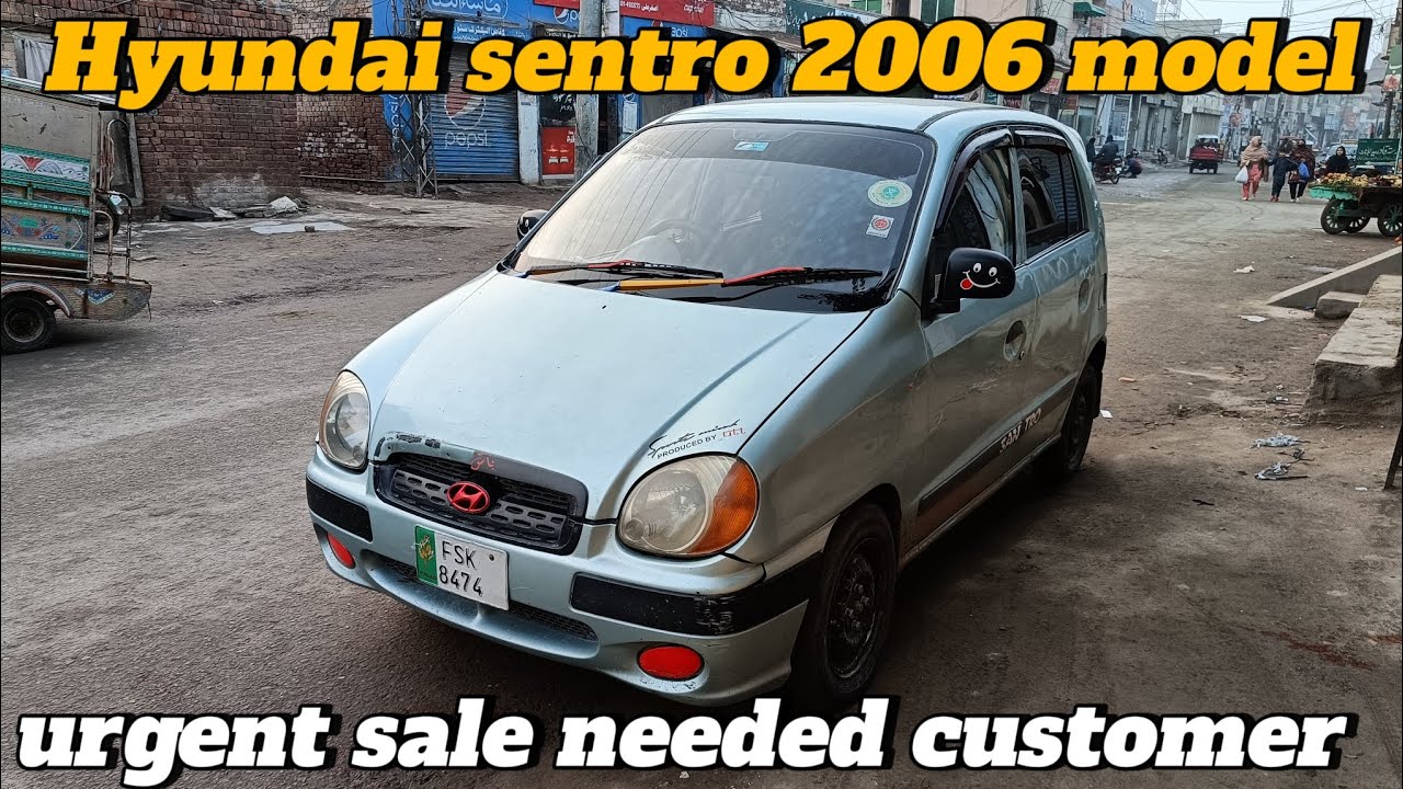 Hyundai sentro | family used car | for sale | urgent sale | - YouTube