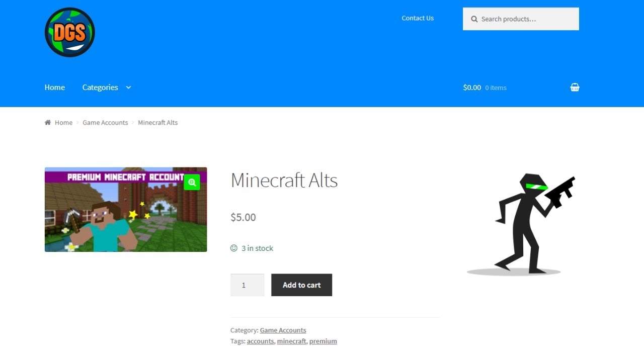 Minecraft Alts Shop List Apr. 2018 (1 Free) - YouTube