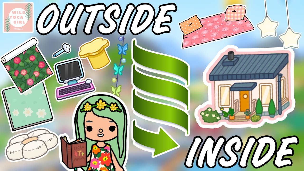 OUTSIDE ️ INSIDE 💚🌿☁️ TOCA BOCA WORLD 🌍 - YouTube