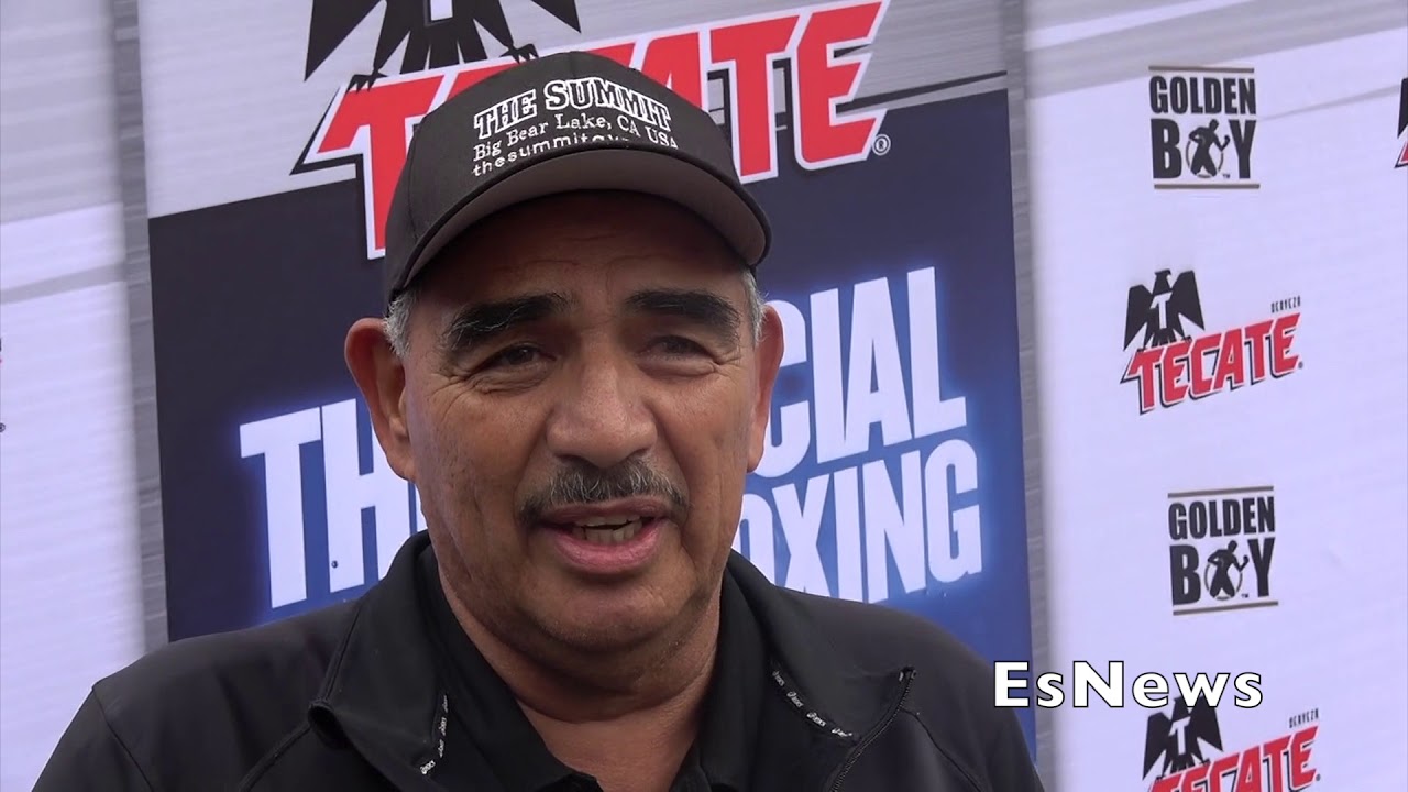 Abel Sanchez Reaction To Ruiz KO Joshua EsNews Boxing - YouTube