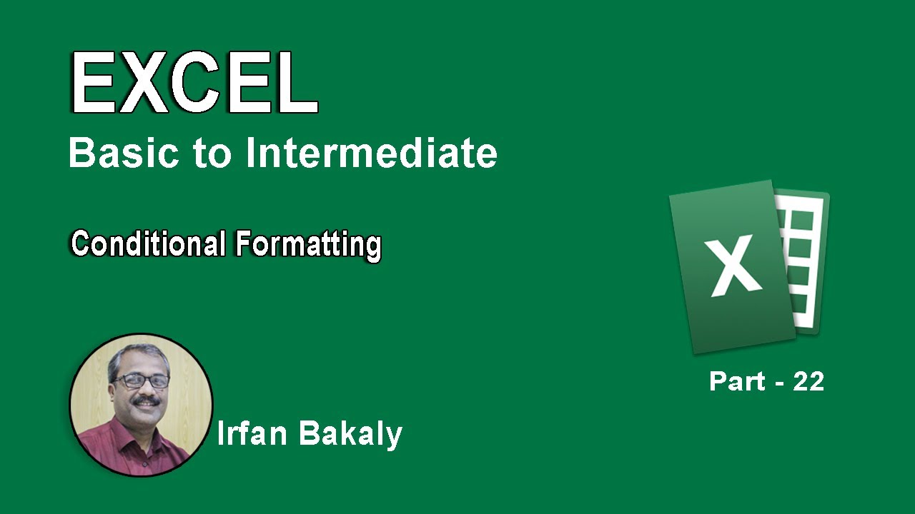 22 Conditional Formatting In Excel Part 1 Urdu Tutorials By Irfan 22-conditional-formatting-in-excel-part-1-urdu-tutorials-by-irfan