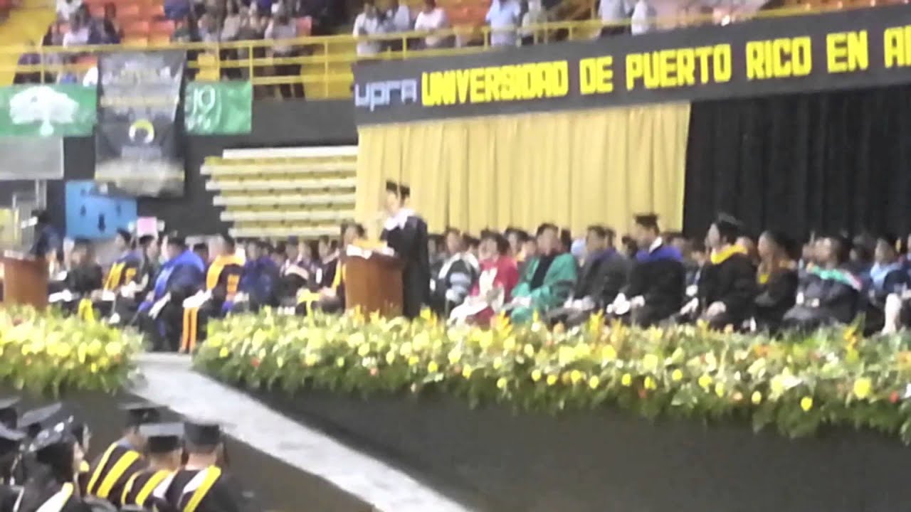 Discurso (IV) Rector Graduacion 2014 Universidad de Puerto Rico Arecibo ...