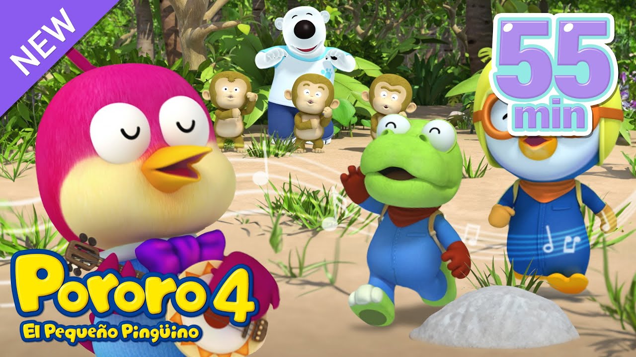Pororo La Serie 4 | #11~15 Un día en el bosque Porong Porong | Dibujos ...