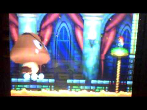 New super mario bros-Giant goomba boss fight - YouTube