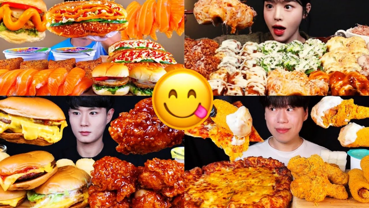 FOOD CRAVINGS | MUKBANG VARIOUS FOOD MOST SATISFYING EATING SHOW - YouTube