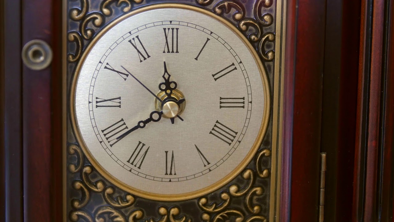 cool antique clocks hands rotate with time - YouTube