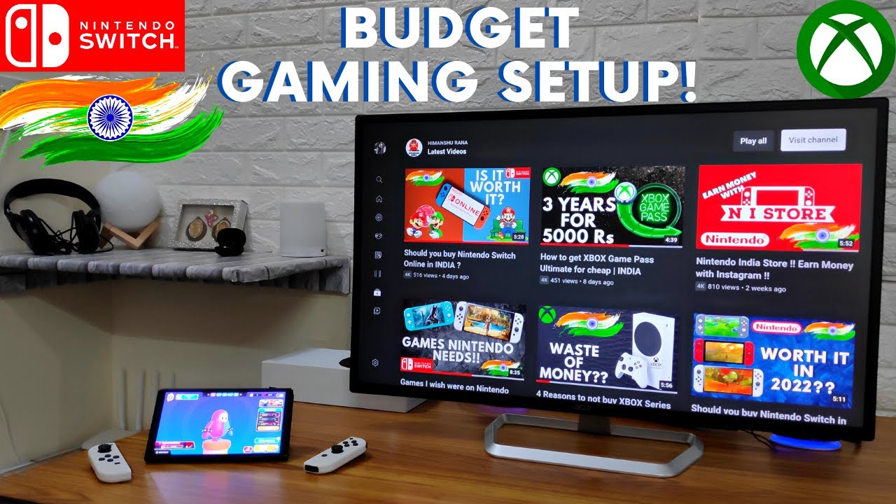 My Budget Gaming Setup !!!! - YouTube