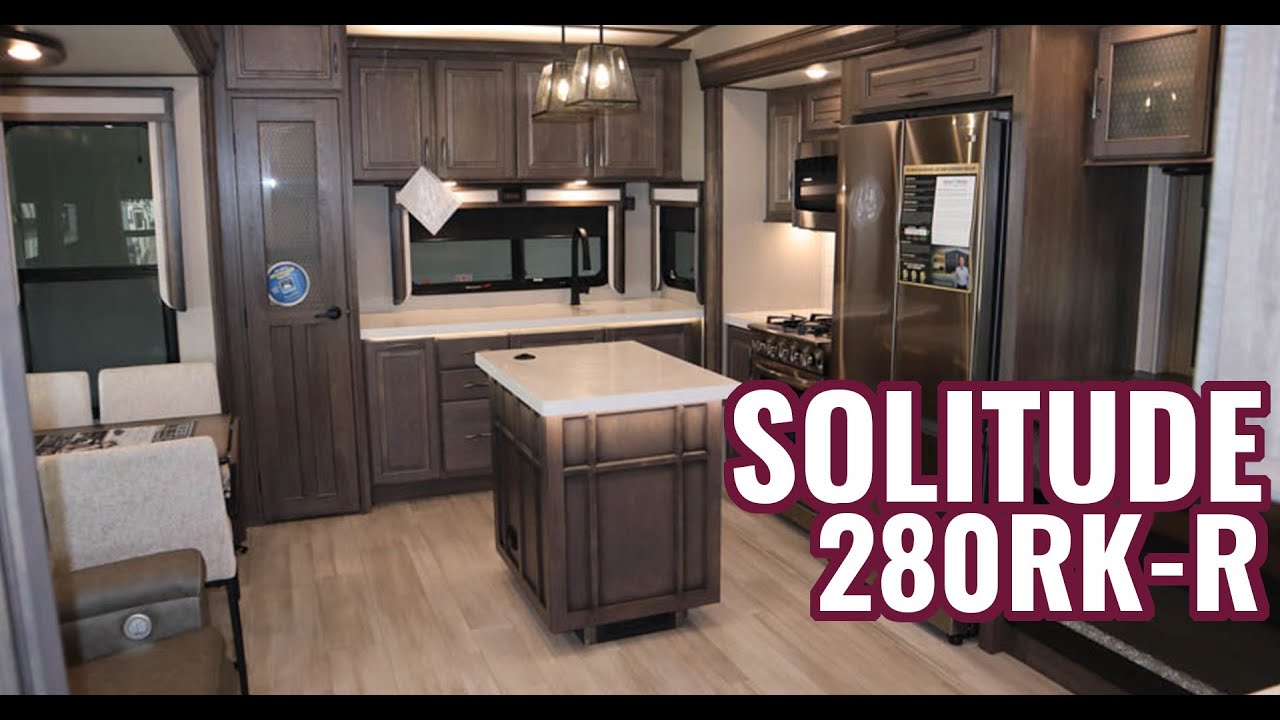 Solitude 280RK-R Rear Kitchen Luxury Fifth Wheel - Primeaux RV of ...