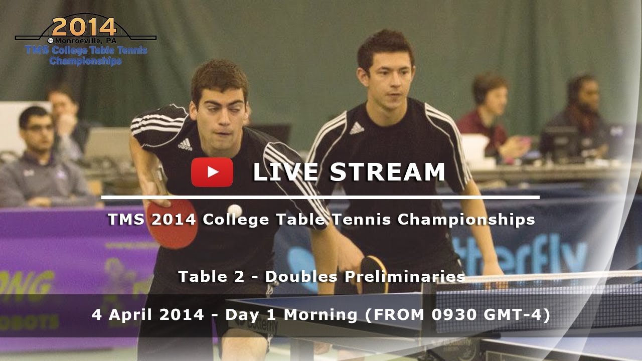 2014 TMS College Table Tennis Championships - Day 1 Morning - Table 2 ...