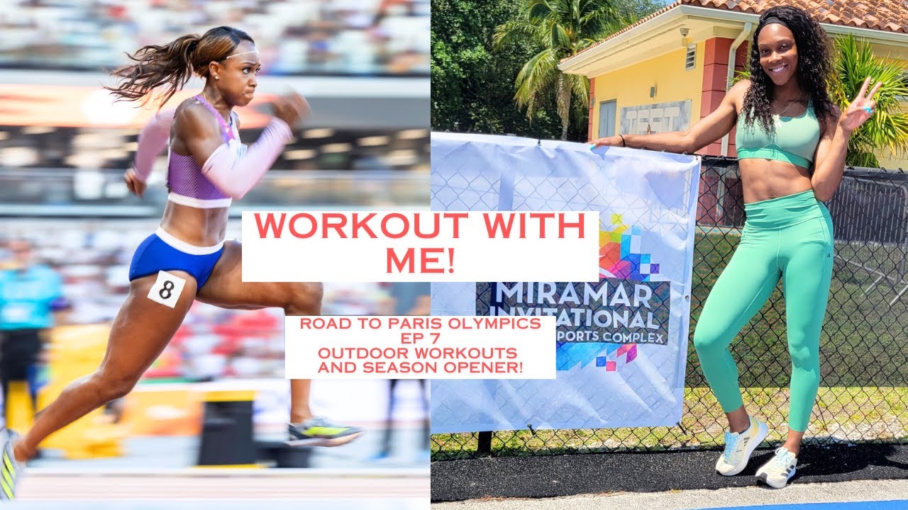 HOW TO WORKOUT LIKE AN OLYMPIAN! | Outdoor workouts/first track meet ...