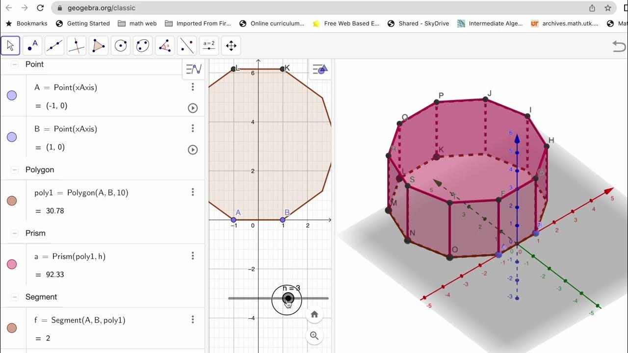 GeoGebra MultiScreen: 2D and 3D Transformations. 7th Jan Edited ...