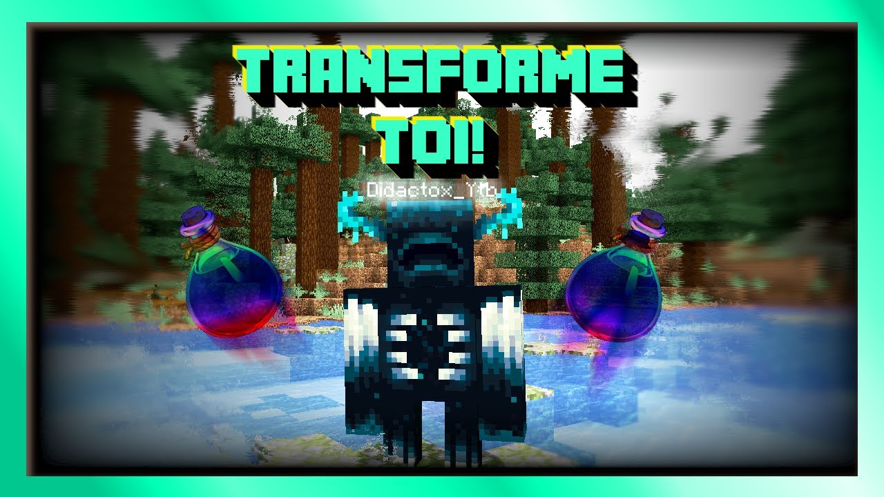 Devenez n'importe quelle entité dans Minecraft et sans Mod ! - YouTube