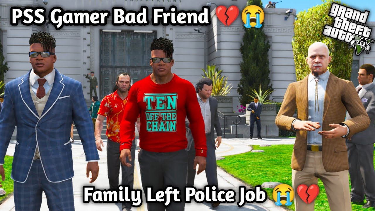 GTA5: Franklin Left Police Job By Disappointed By PSS Gamer💔😭Franklin ...