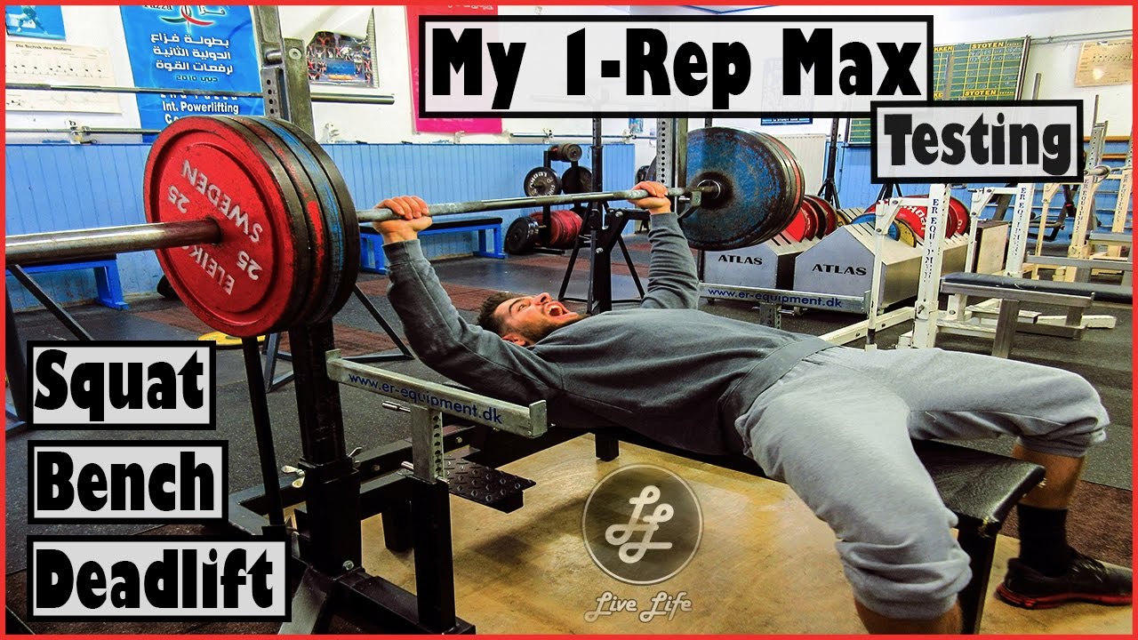 New Workout Series | Testing my 1 Rep Max | Deadlift, Bench & Squat ...