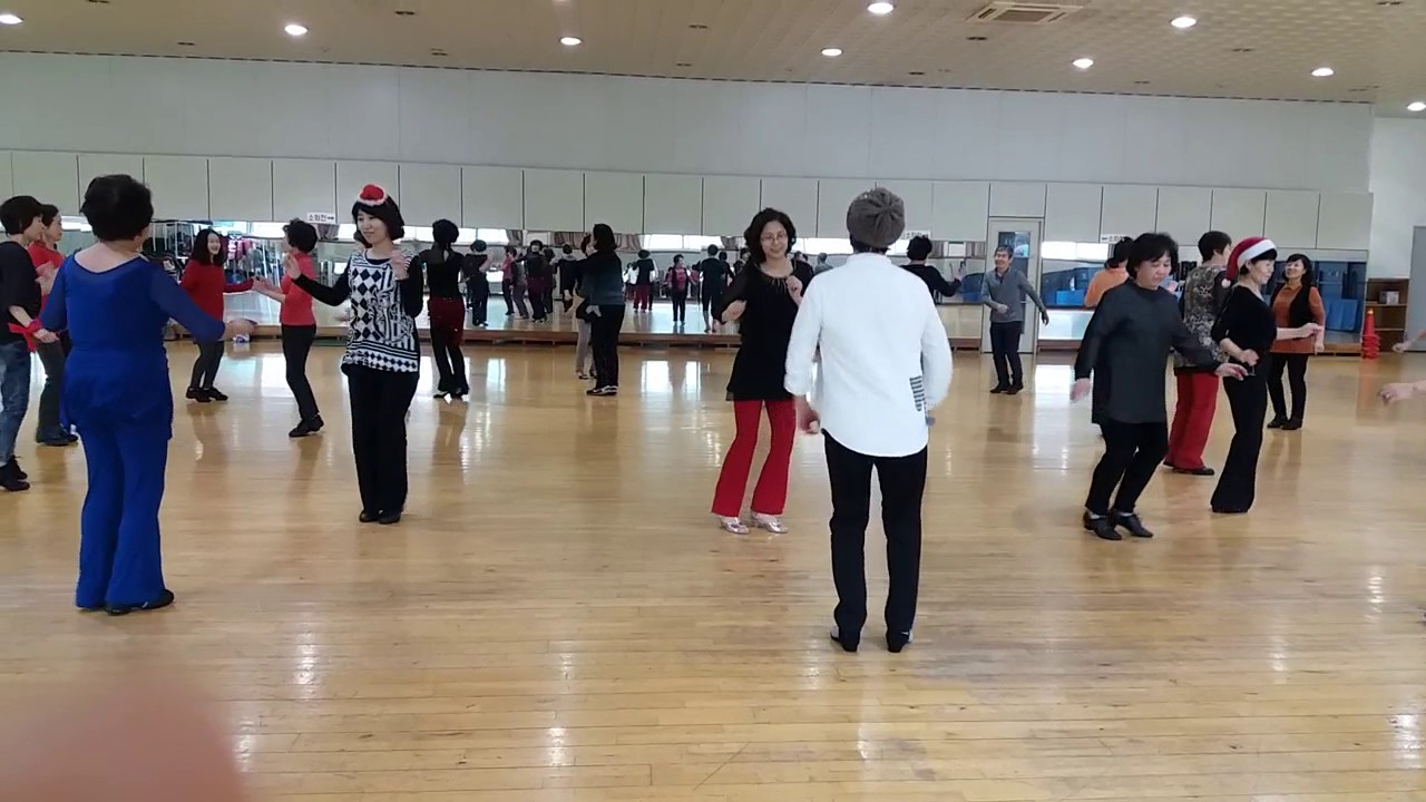 Happy Christmas Line Dance (High Beginner - Contra) 노원구민체육센터 - YouTube