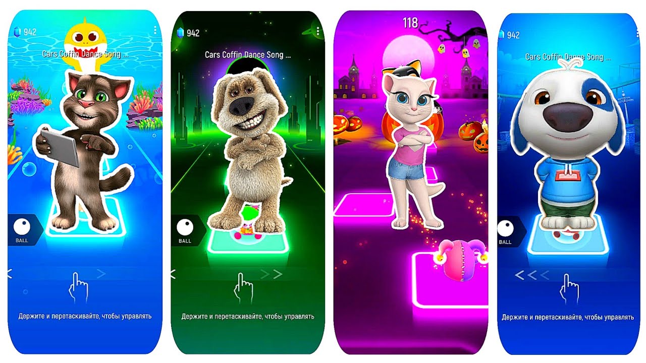 Talking Tom Friends | Tiles Hop: Feel the Music! - YouTube