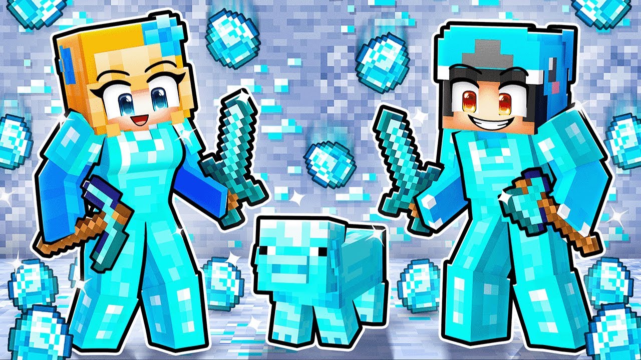 Minecraft, But I Have 1,000,000 Diamonds - YouTube