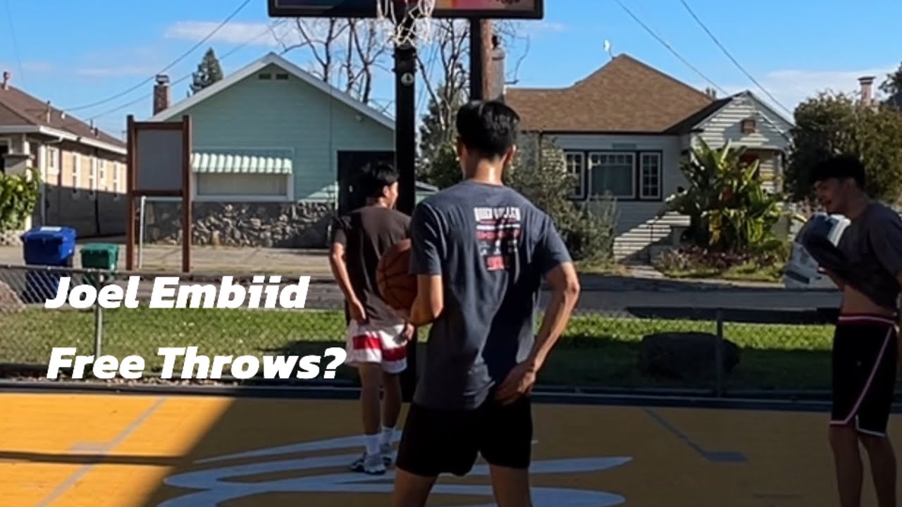 How Joel Embiid Makes His Free throws - YouTube