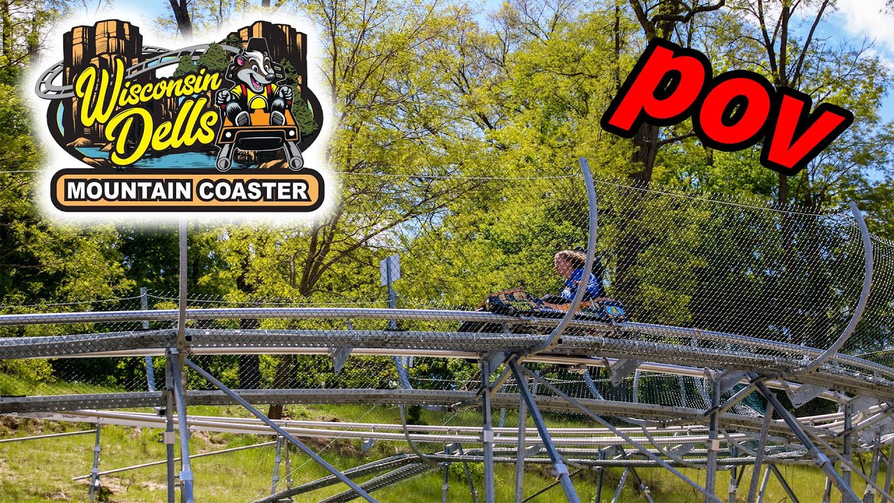 Wisconsin's ONLY Mountain Coaster POV - YouTube