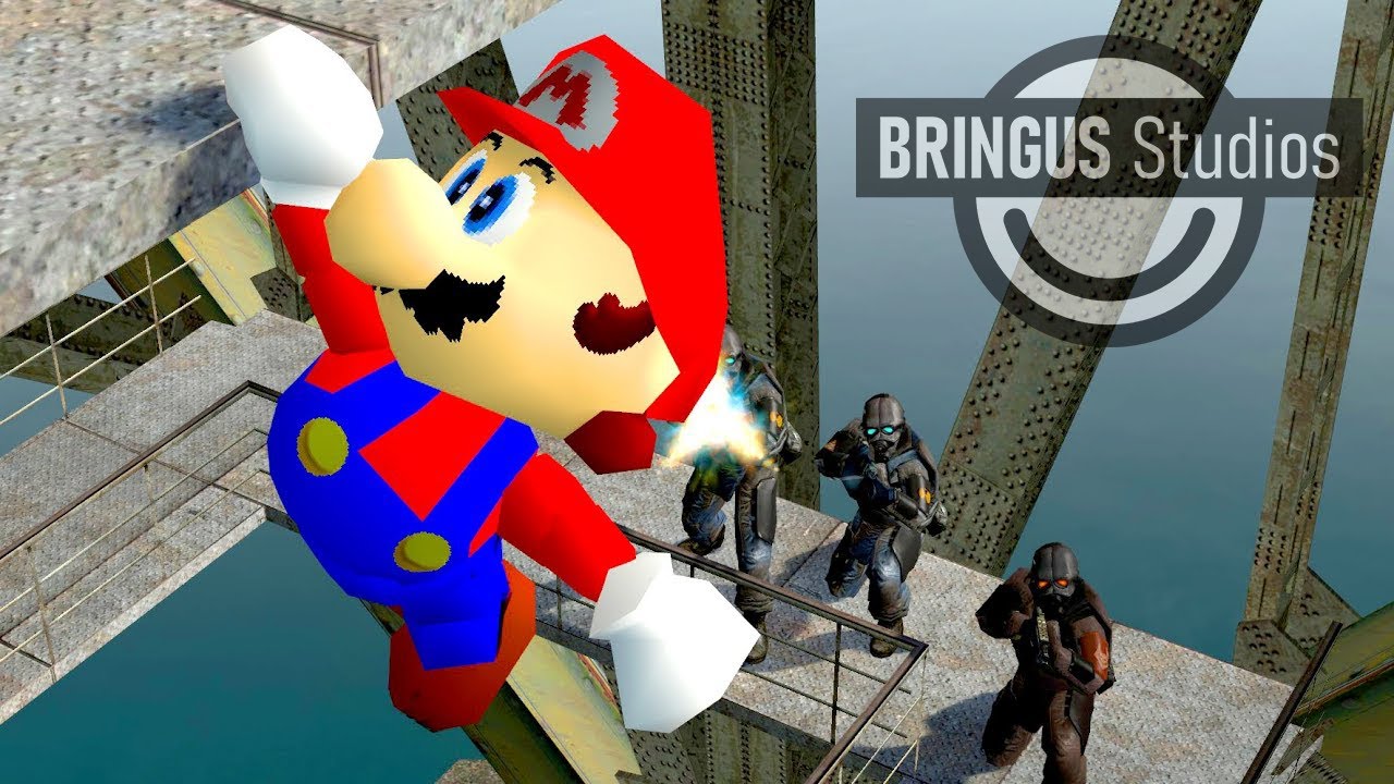 I CONTINUED Playing All Of Half-Life 2 as Mario (64) - YouTube