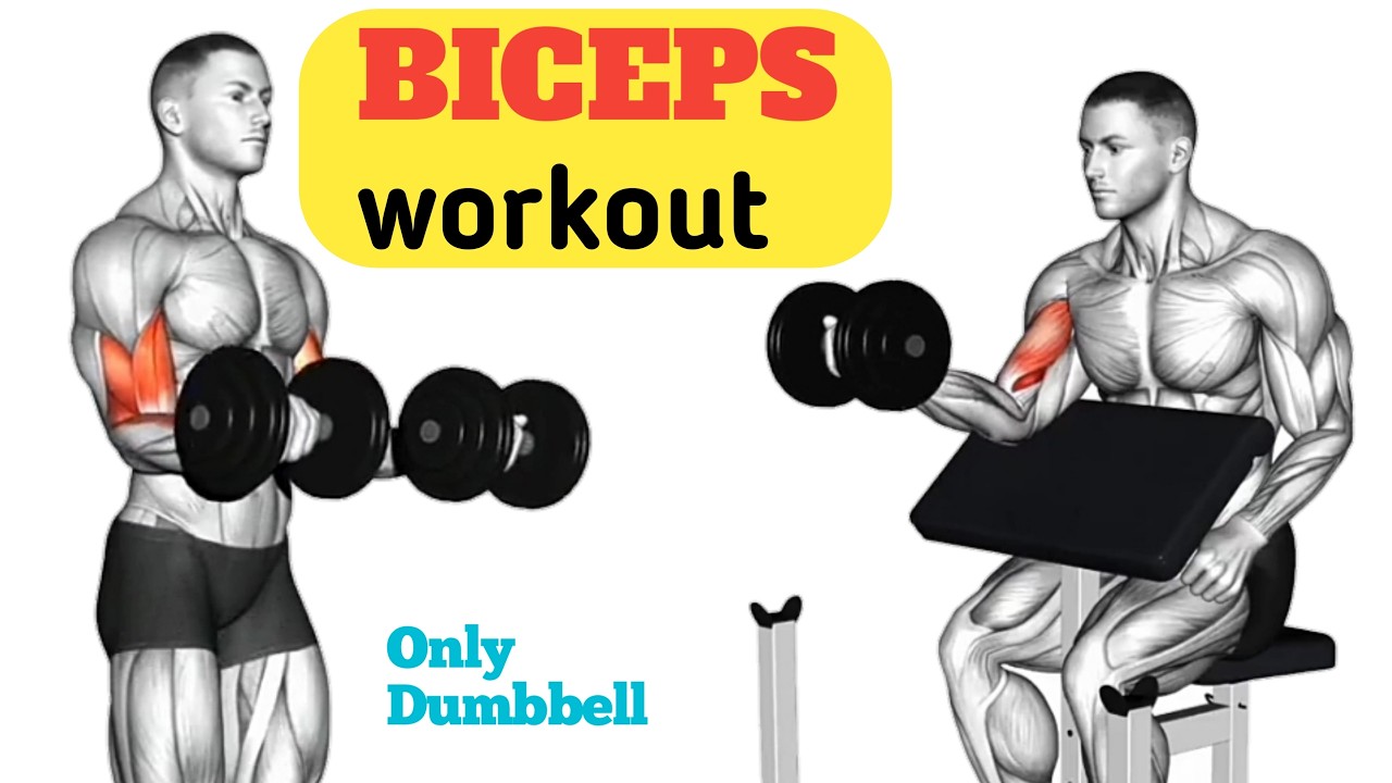 9 Best Great Exercises to Activate growth BICEPS faster || - YouTube