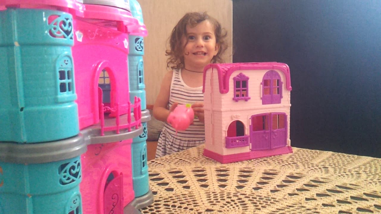 სათამაშო სახლი satamasho saxli toy house игрушечный домик - YouTube