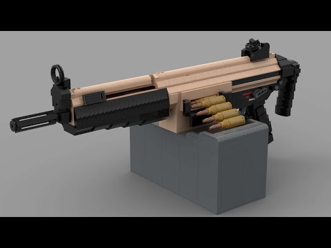 Mochub Lego Gun Moc Building Block Gun 2024 New Boys Assembly Toy