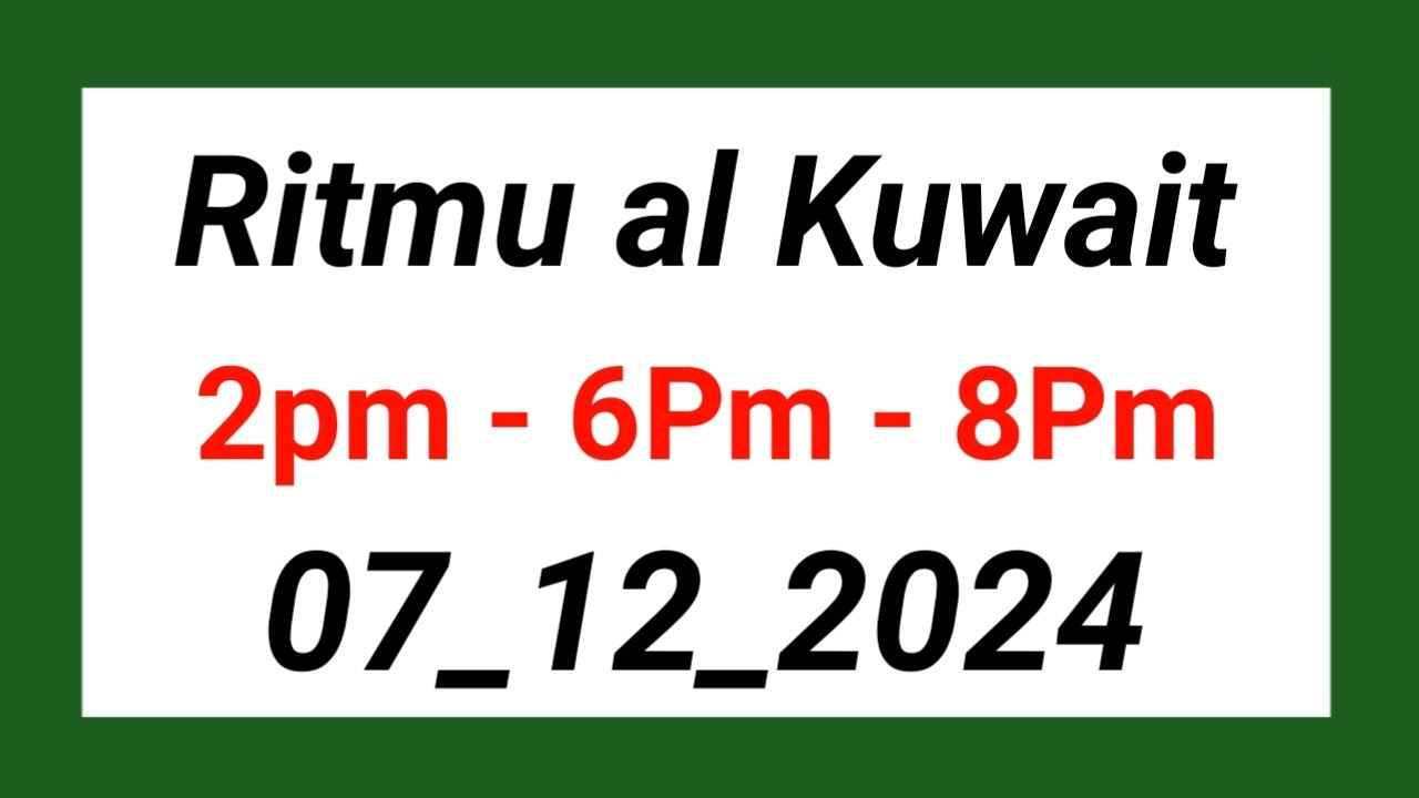 Ritmu al Kuwait 06-12-2024 || ritmu - YouTube