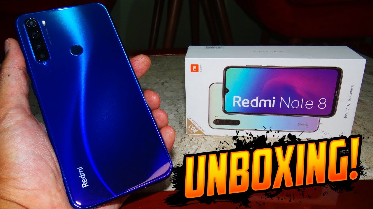 XIAOMI REDMI NOTE 8 | Unboxing e Teste - YouTube