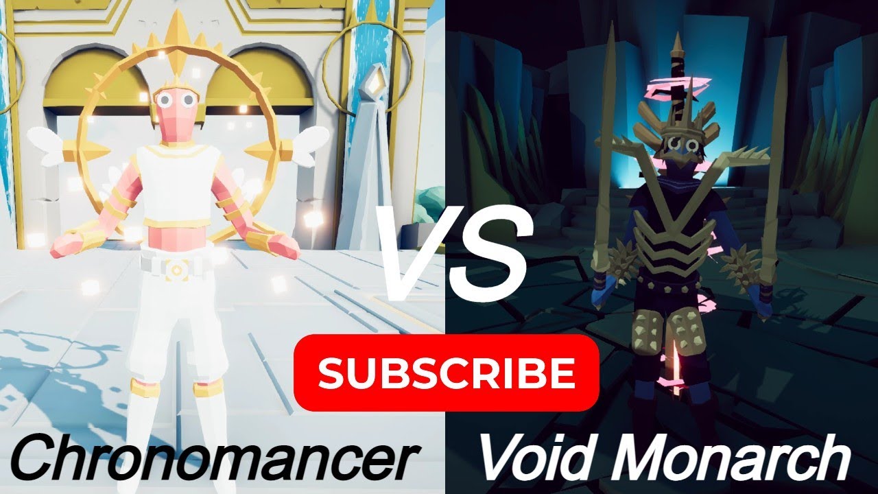 Totally Accurate Battle Simulator, 1 v 1 battles, Chronomancer Vs Void Monarch - YouTube
