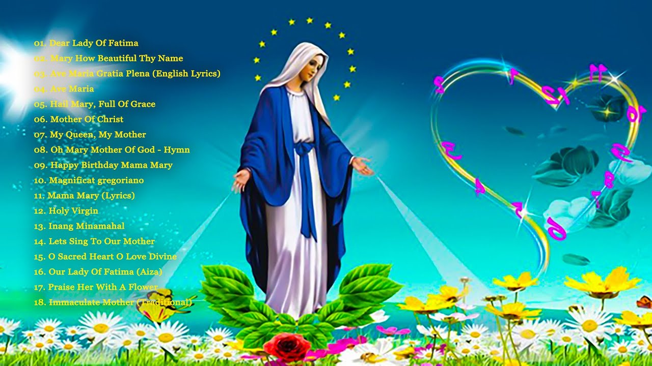 Mother Mary Hymns, Hail Holy Queen - Top 18 Best Hymn Songs Honoring ...