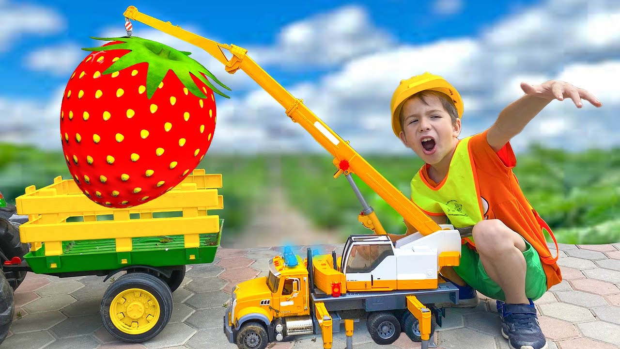 Great Kidscoco Club stories about Damian and Darius riding tractors and ...