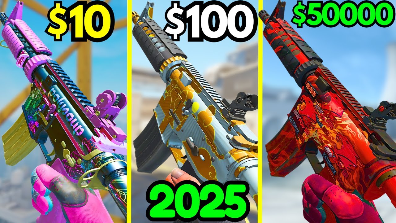 BEST M4A4 Skin in CS2 For Every BUDGET in 2025! (CHEAP M4A4 SKINS ...