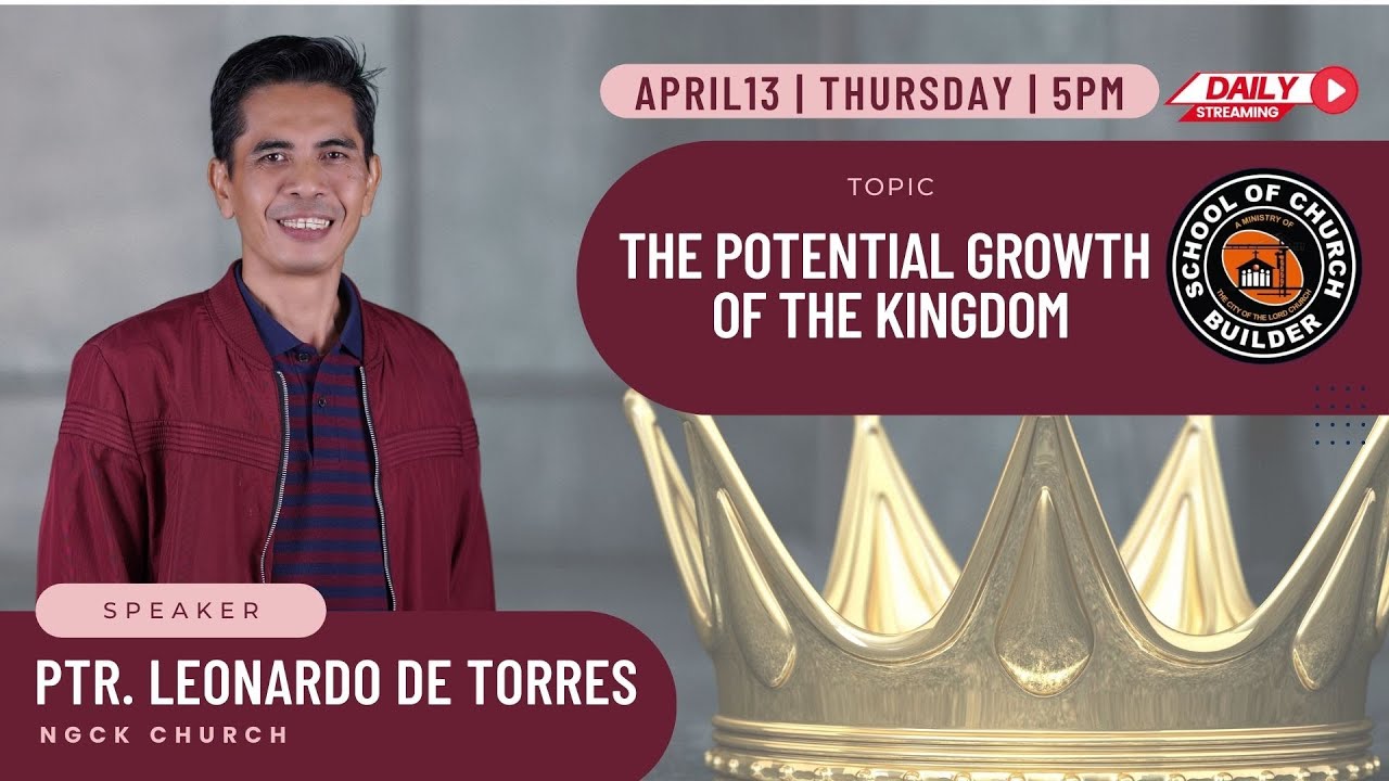 THE POTENTIAL GROWTH OF THE KINGDOM | SCB DAILY STREAMING - APRIL 13 ...