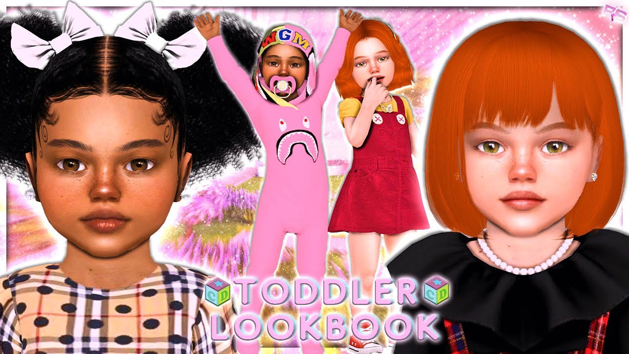 TODDLER CC FOLDER & SIM DOWNLOAD!! | HAIR, BAPE, DIOR+MORE!! | SIMS 4 ...