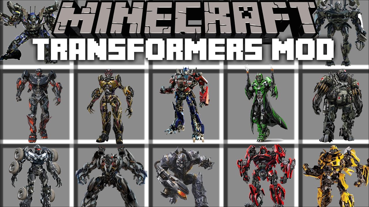 Minecraft TRANSFORMERS UNLIMITED MOD / DESTROY THE DECEPTICONS ...