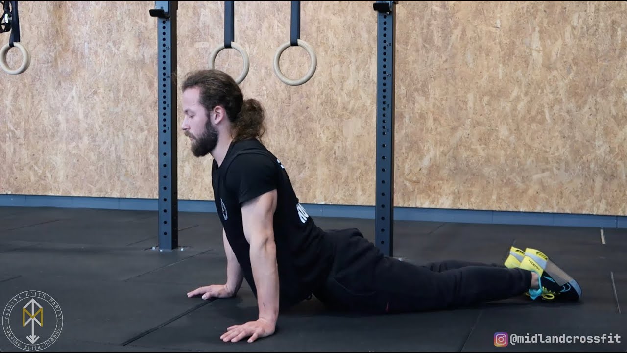 Hip Down Push Up - YouTube