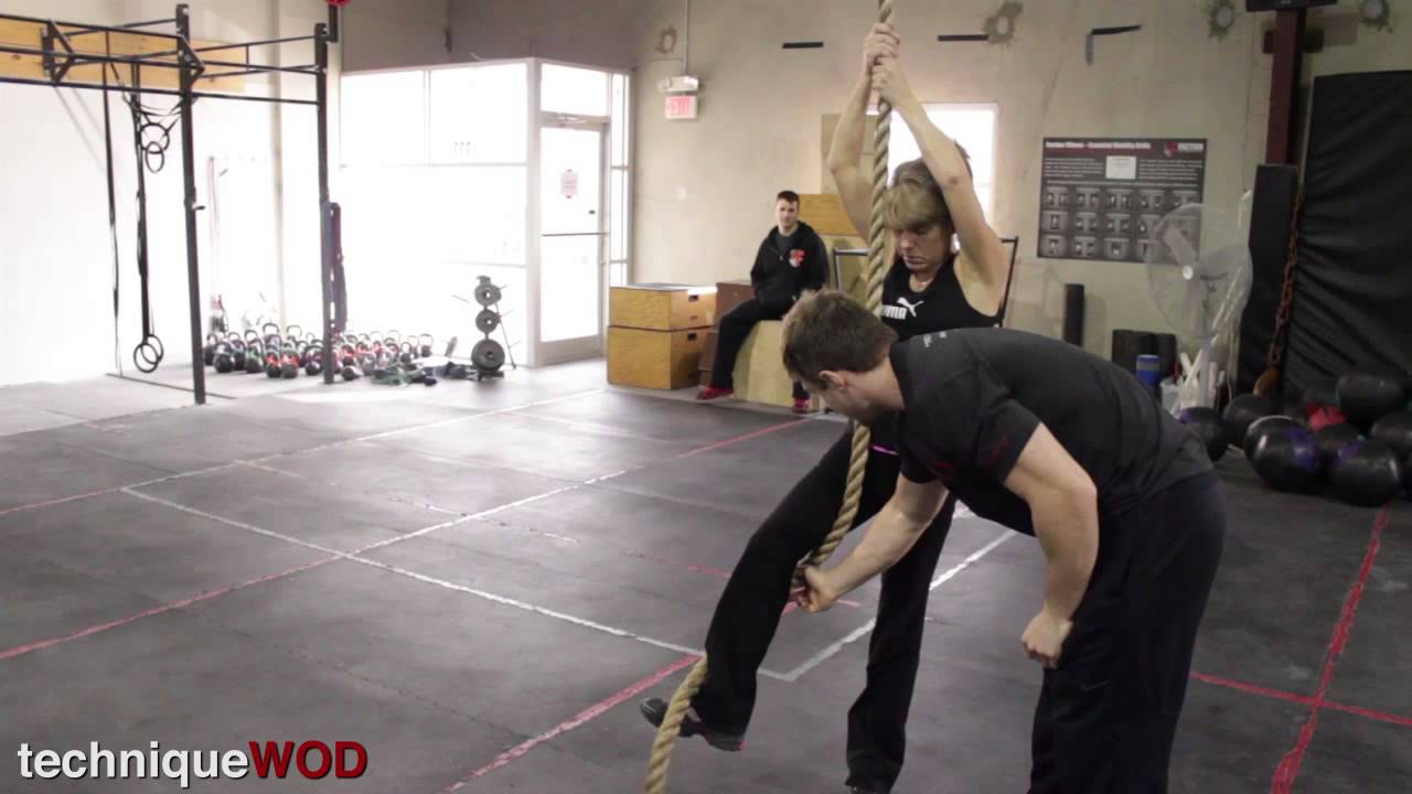 How To Climb A Rope For CrossFit Part 1: Intro & The Wrap - Technique ...