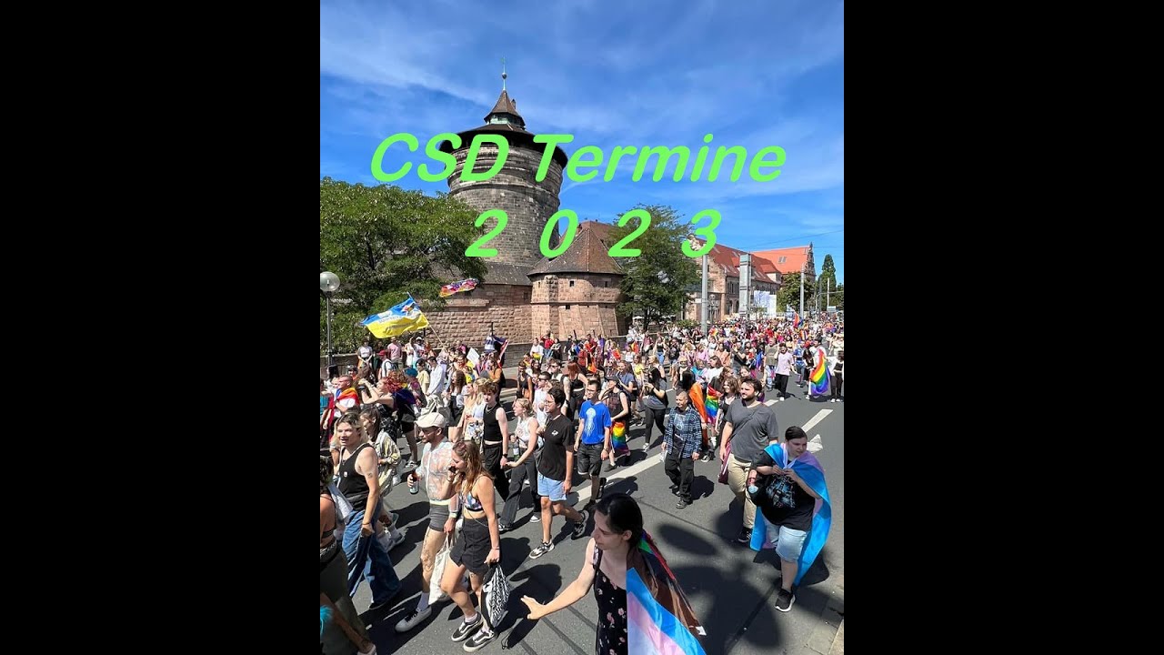 CSD Termine 2023 - YouTube