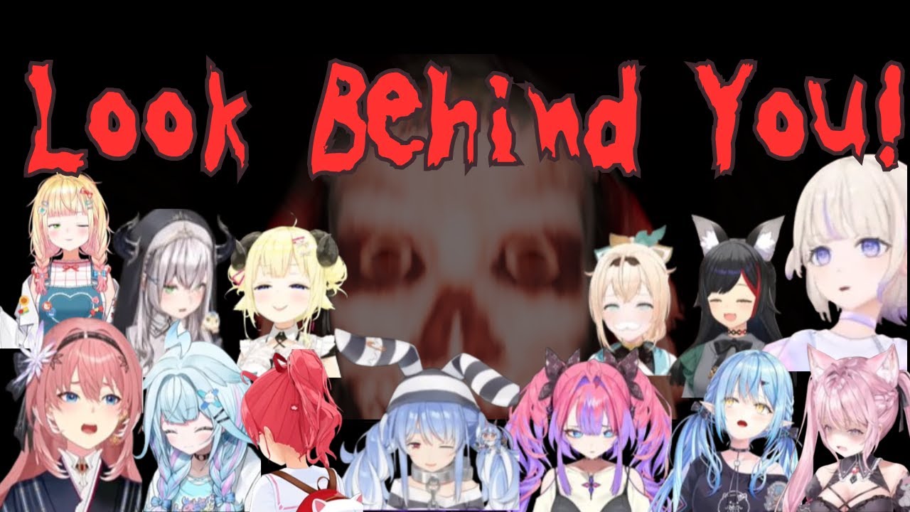Someone's behind me...! A compilation of 15 people screaming【Hololive ...