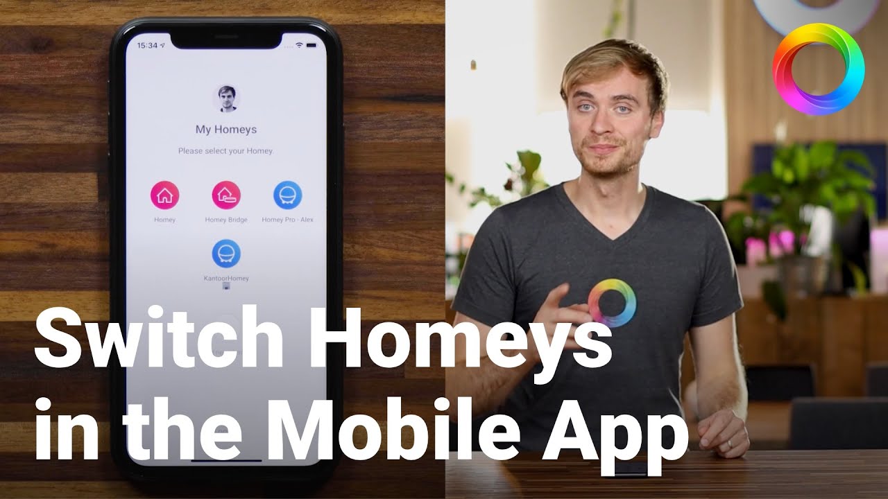 Switching Homeys in the Mobile App - YouTube
