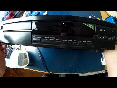 Sony Compact Disk Player cdp-292{repair cleaned} - YouTube