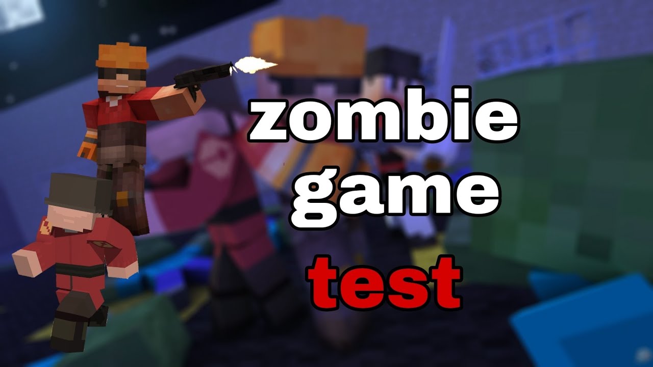 Minecraft PE Zombie game made by Griver Jeb (test) - YouTube