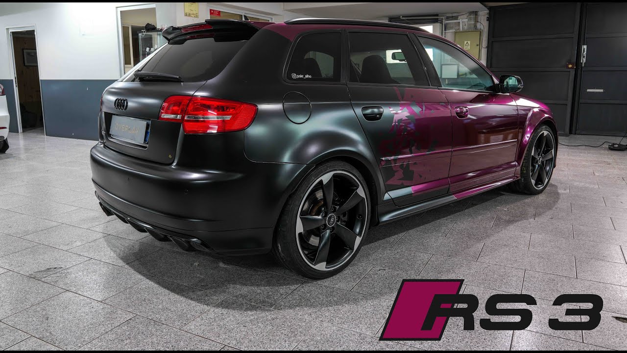 Car Wrapping Audi RS3! OVERLAY - YouTube
