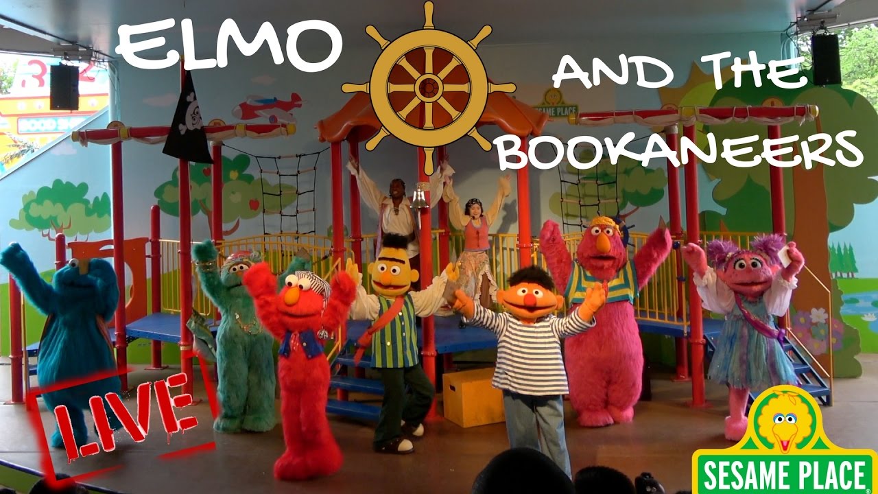 Elmo and the Bookaneers at Sesame Place! Pirate Fun & Adventures! - YouTube