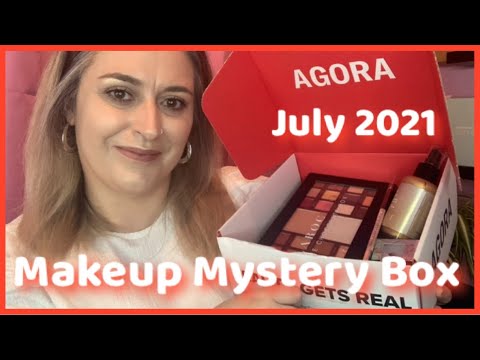 Agora July Makeup Mystery Box Unboxing / Agora App Subscription Box ...