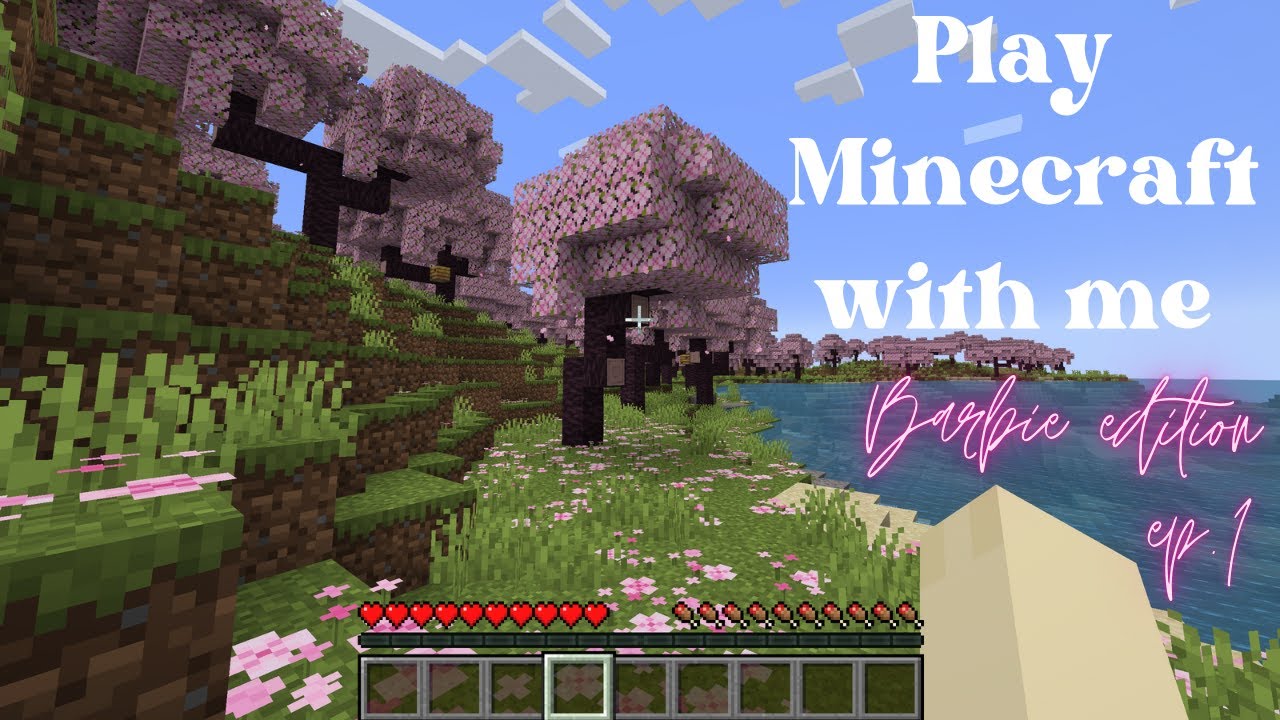 play minecraft with me 🎀 barbie edition ep. 1 💗 - YouTube