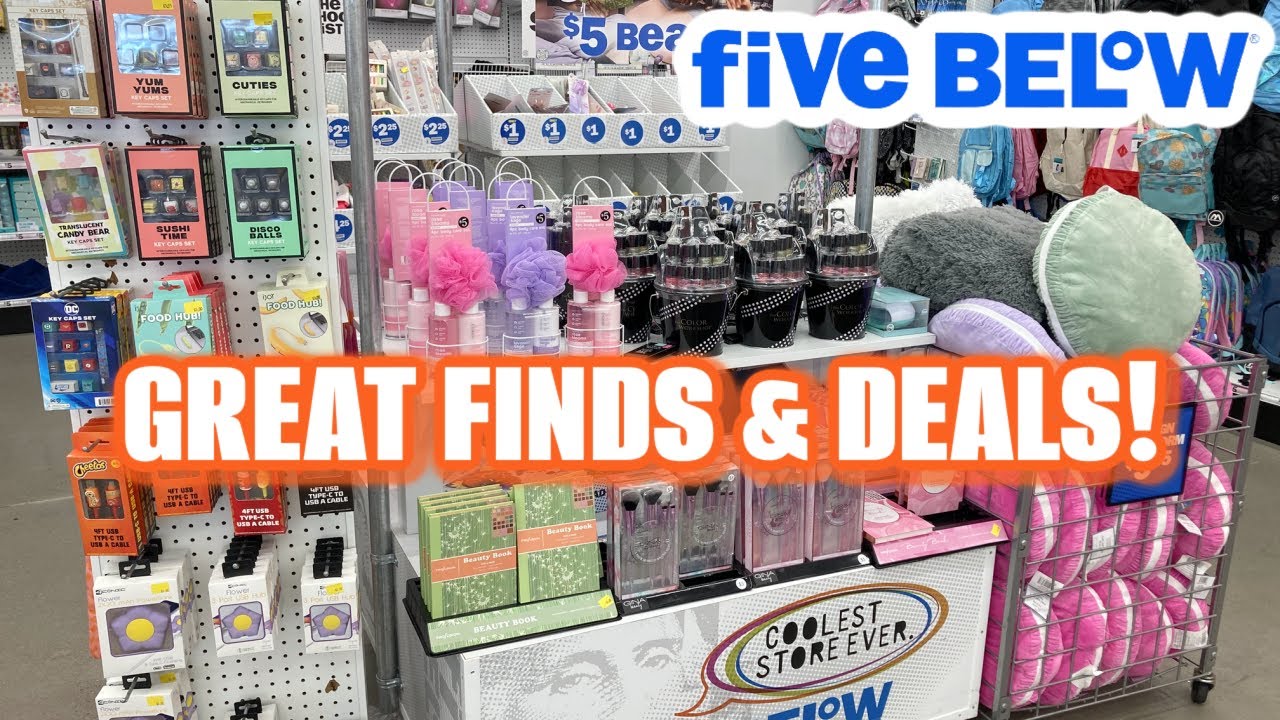FIVE BELOW - Great Finds and Deals! - YouTube